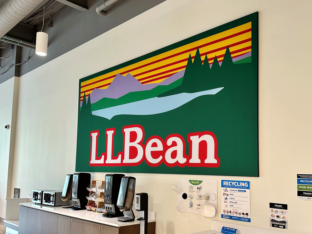 L.L. BEAN HEADQUARTERS GRAND OPENING SIGNAGE - GSP